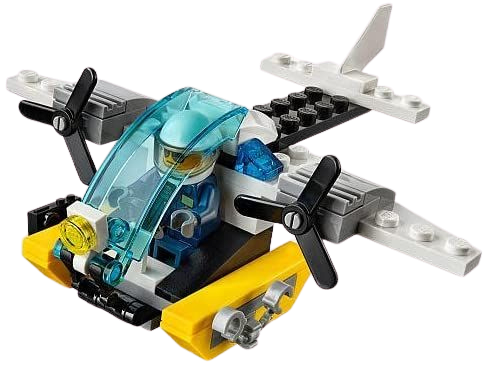 Lego City Polybag Prison Island Helicopter – Humpty Dumpty Toys